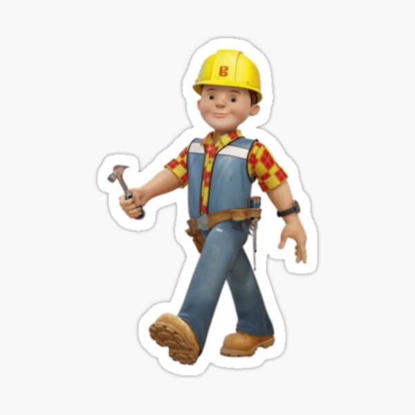"Bob The Builder Carpenter Bob The Builder " Sticker for Sale by ...