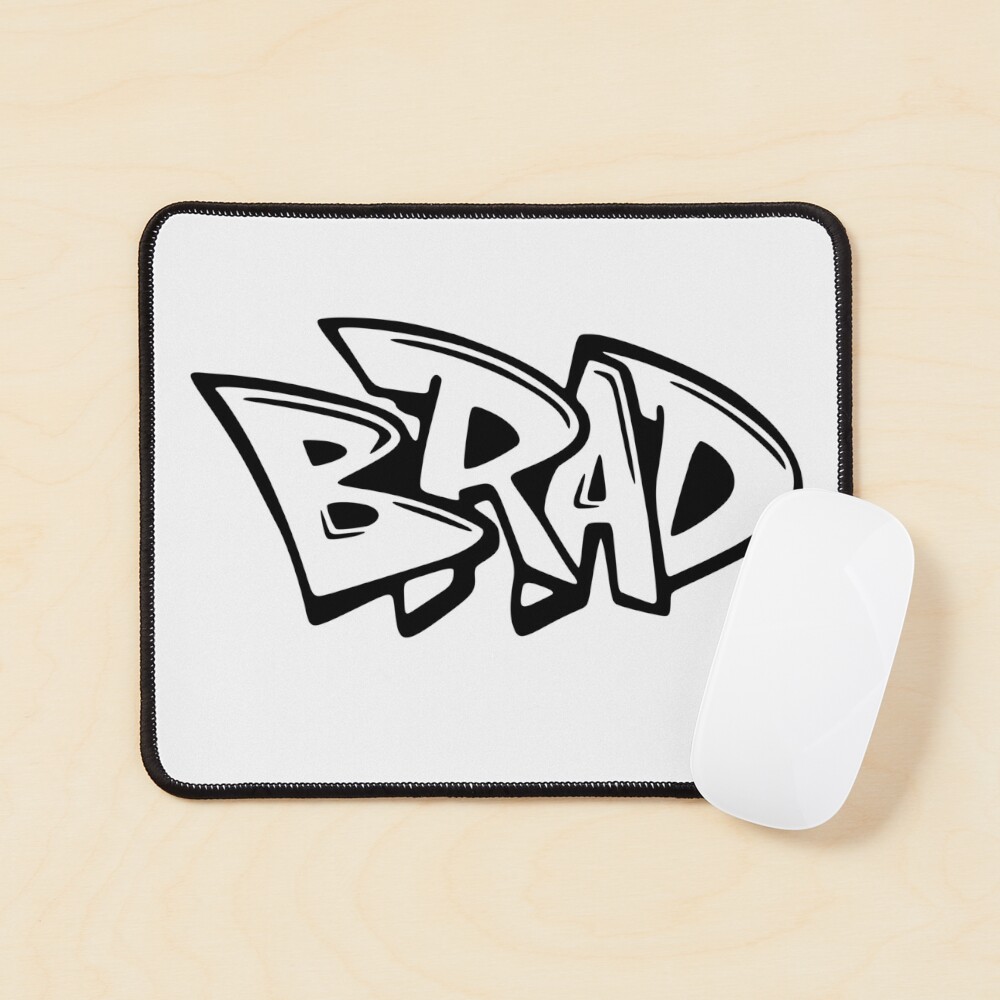 "Brad - Graffiti Name Design" Sticker for Sale by NameThatShirt | Redbubble