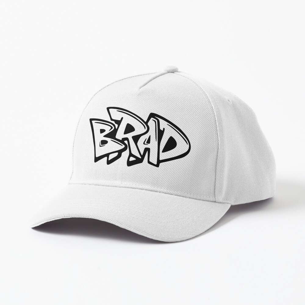 "Brad - Graffiti Name Design" Sticker for Sale by NameThatShirt | Redbubble