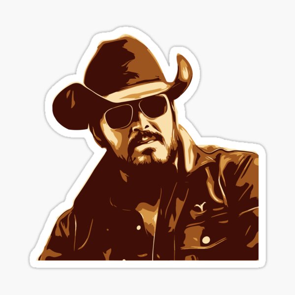 "Rip Yellowstone" Sticker for Sale by skraps-ink | Redbubble