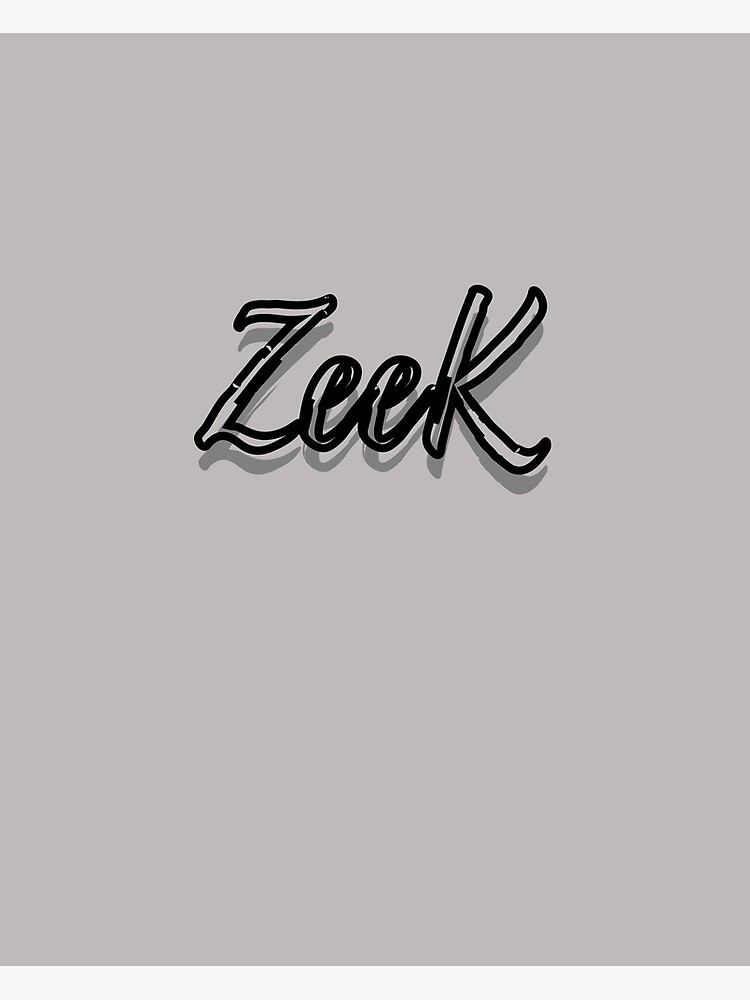 "ZEEK Design" Poster for Sale by SandaruLakshan | Redbubble