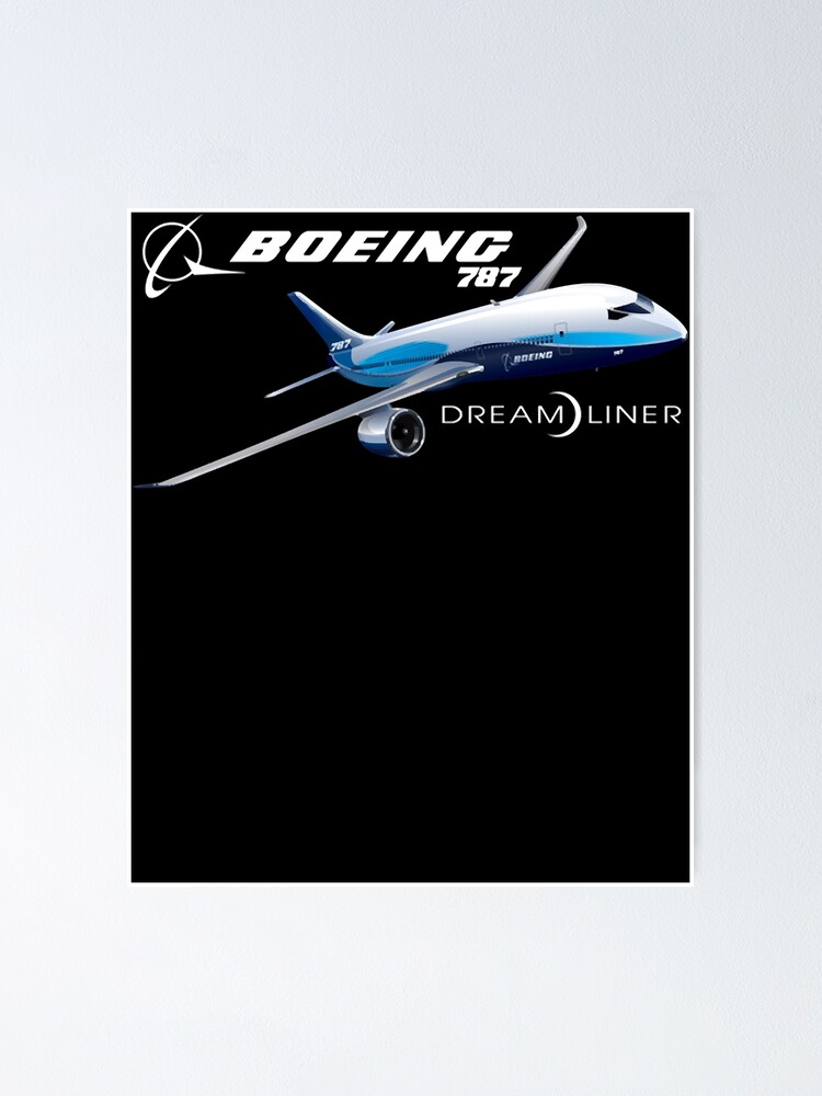 "Boeing 787 Dreamliner Classic " Poster for Sale by billenlameret ...