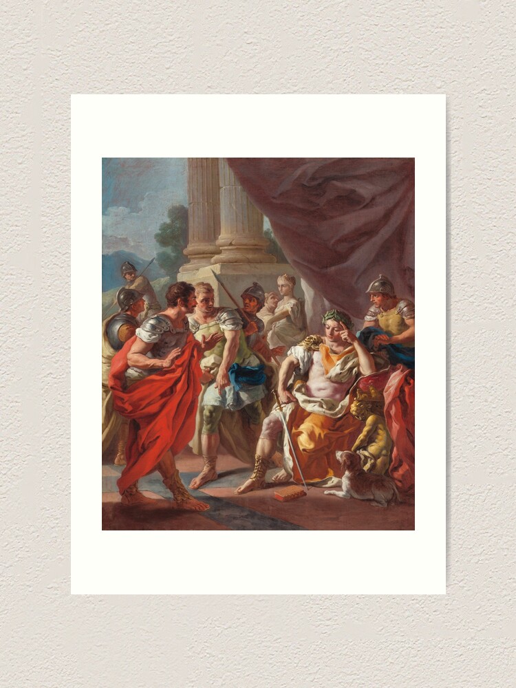 "Alexander Condemning False Praise | Francesco de Mura | 1760 History ...