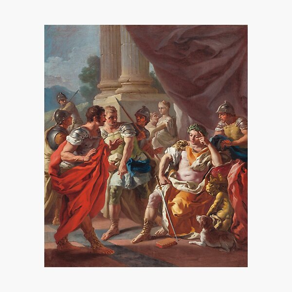 "Alexander Condemning False Praise | Francesco de Mura | 1760 History ...