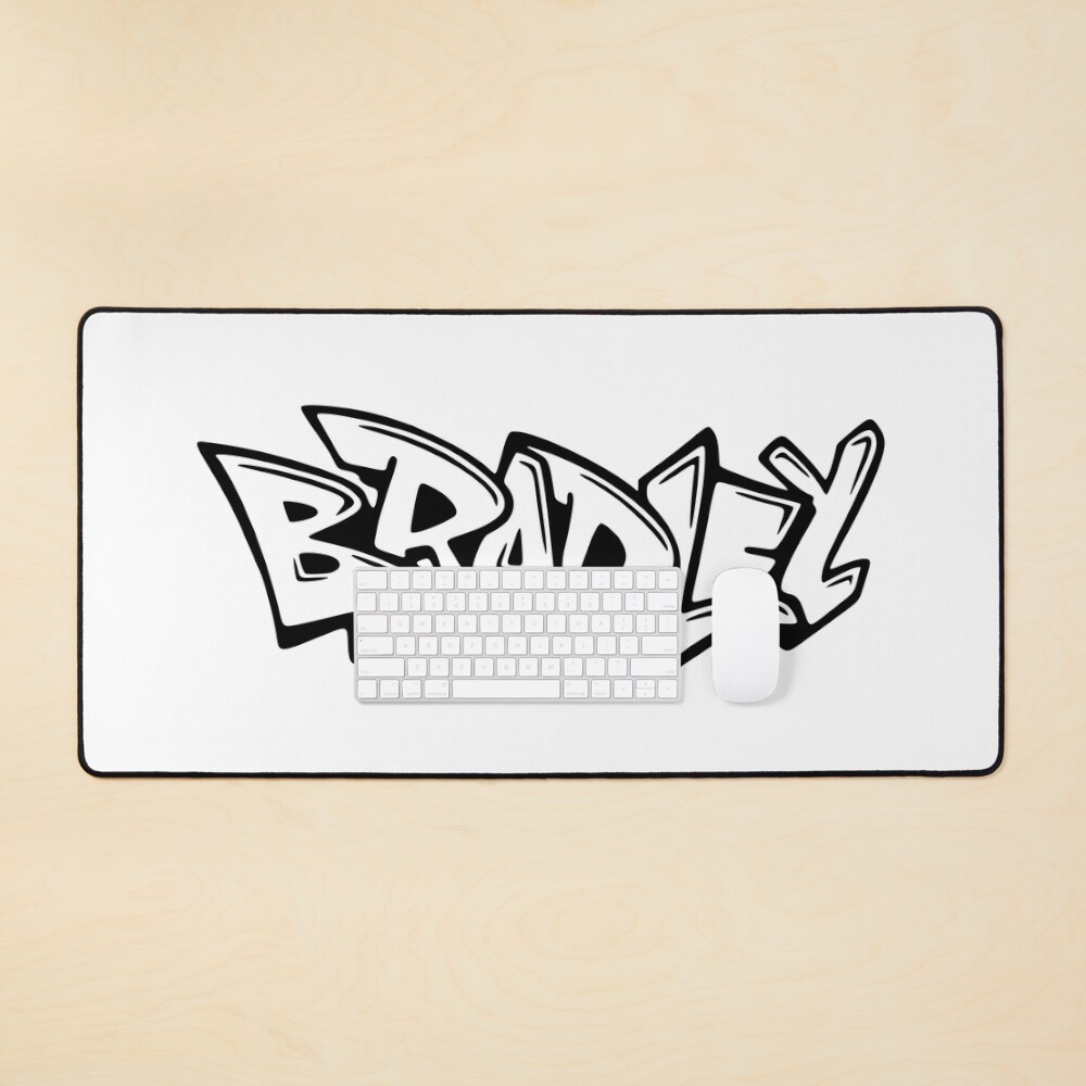 "Bradley - Graffiti Name Design" Sticker for Sale by NameThatShirt ...