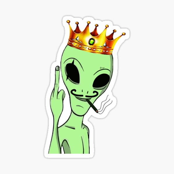"Alien" Sticker for Sale by Peplu420Mex | Redbubble