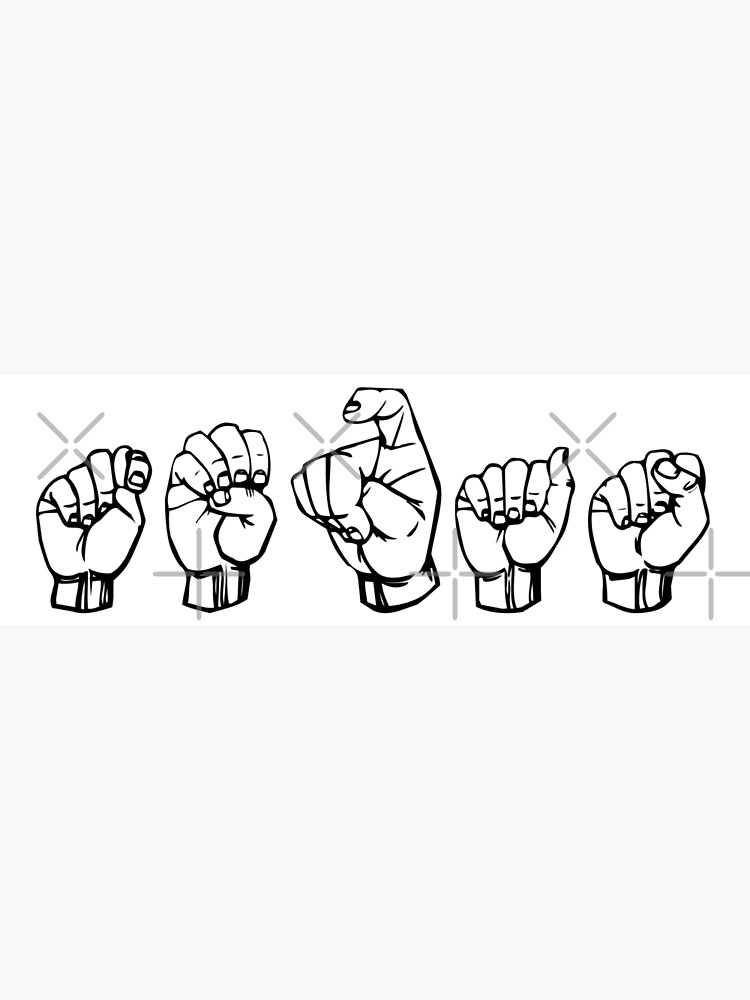 "TEXAS Sign Language " Poster for Sale by MadEDesigns | Redbubble