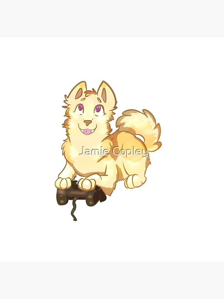 "Gamer doggo" Poster for Sale by JamJamsArt | Redbubble