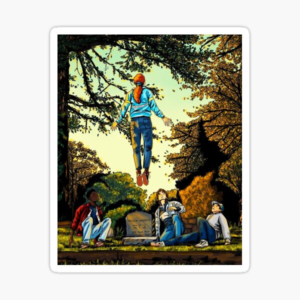 "stranger things" Sticker for Sale by fifiishop | Redbubble
