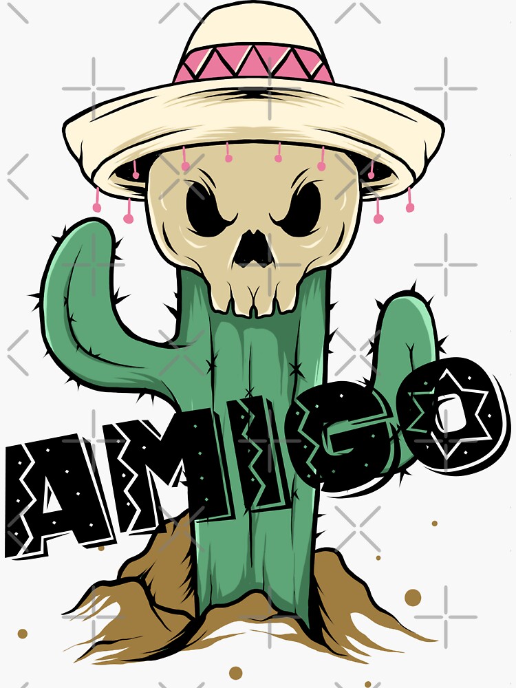 "Amigo" Sticker for Sale by Urban13 | Redbubble