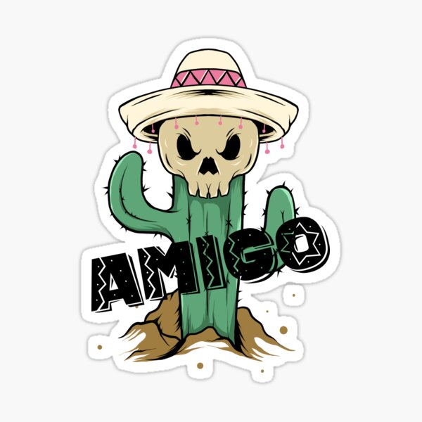 "Amigo" Sticker for Sale by Urban13 | Redbubble