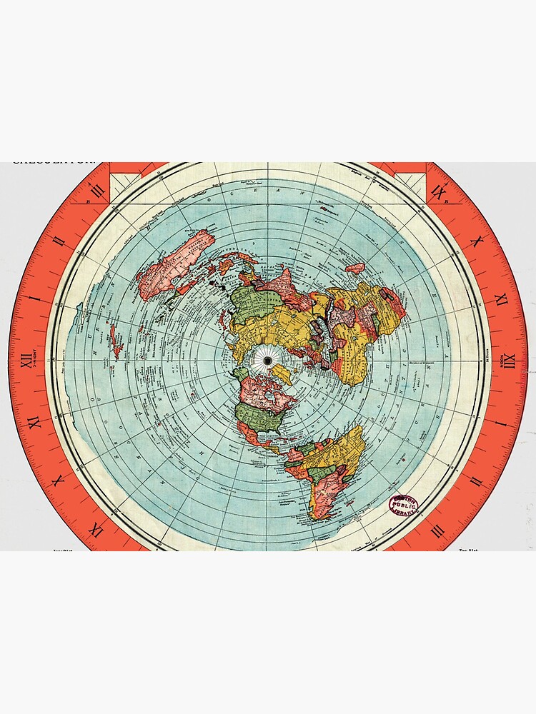 "Flat Earth - Alexander Gleason's New Standard Map Of The World 1892 ...