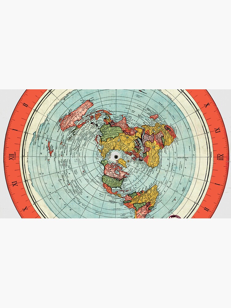 "Flat Earth - Alexander Gleason's New Standard Map Of The World 1892 ...