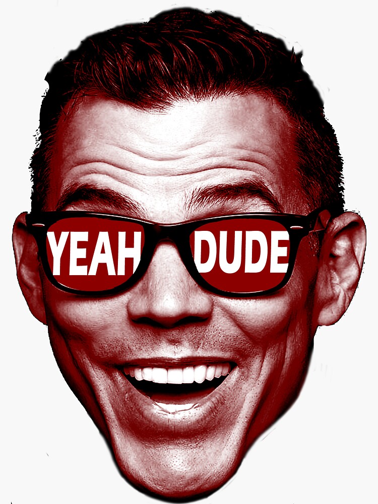 "Steve-O" Sticker for Sale by Lowgik | Redbubble