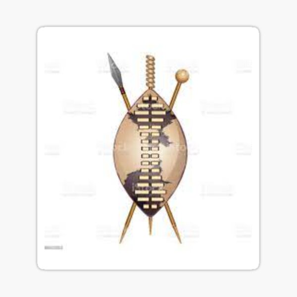 "Zulu Shield Culture" Sticker for Sale by KamoMokotedi | Redbubble