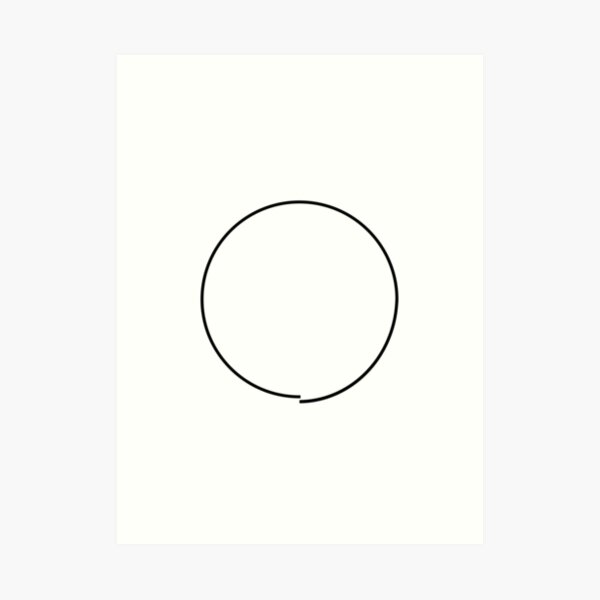 "Imperfect circle" Art Print by Seemushk | Redbubble