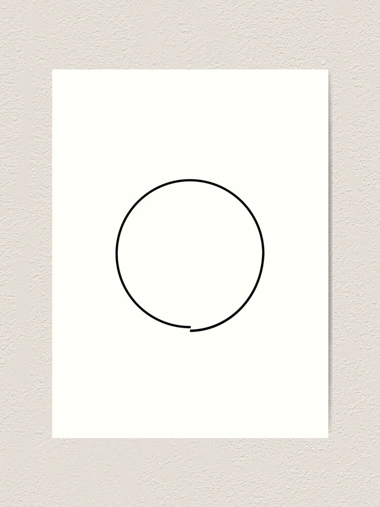 "Imperfect circle" Art Print by Seemushk | Redbubble