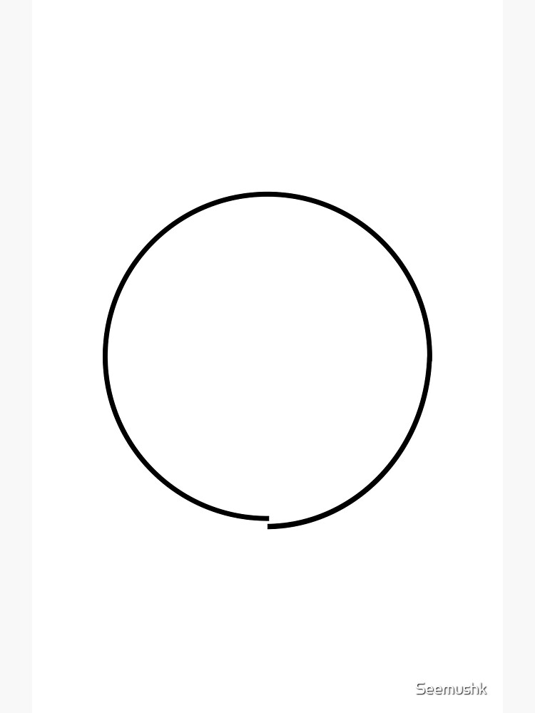 "Imperfect circle" Canvas Print by Seemushk | Redbubble