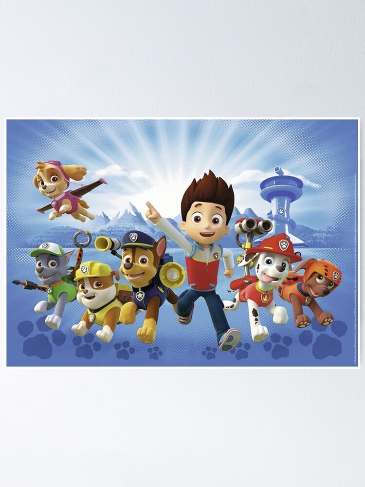 "Paw Patrol Poster" Poster for Sale by amyblankk | Redbubble