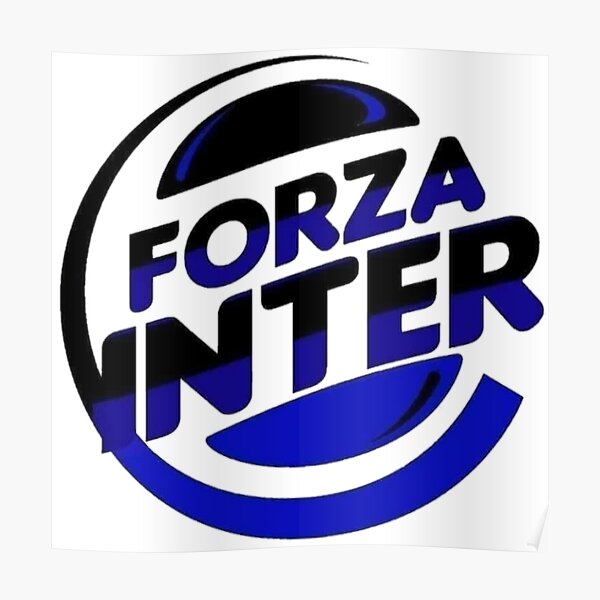 "Forza inter" Poster for Sale by KrmStore | Redbubble