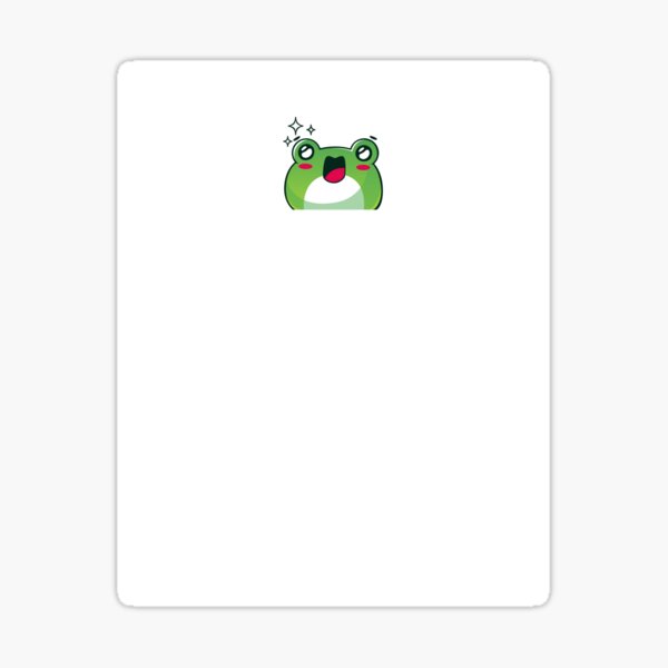 "cute frog happy" Sticker for Sale by bonsees | Redbubble