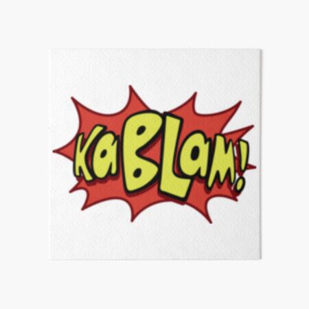 "Kablam 90s Nickelodeon Classic Kids Cartoon Characters" Art Board ...