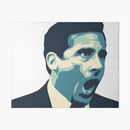 "Michael Scott | The Office" Art Board Print for Sale by skraps-ink ...