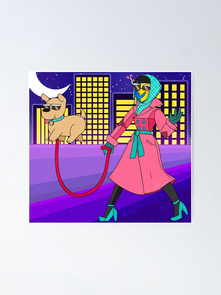 "Night Walk (ENA)" Poster for Sale by keitheaverage | Redbubble