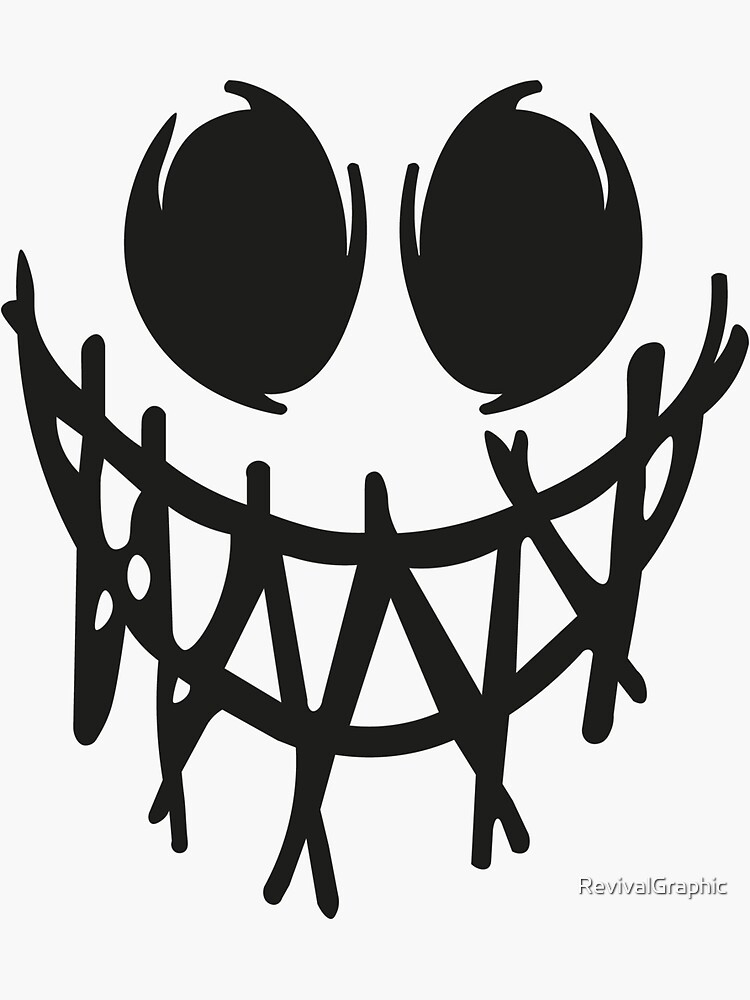 "Corrupt Smile" Sticker for Sale by RevivalGraphic | Redbubble