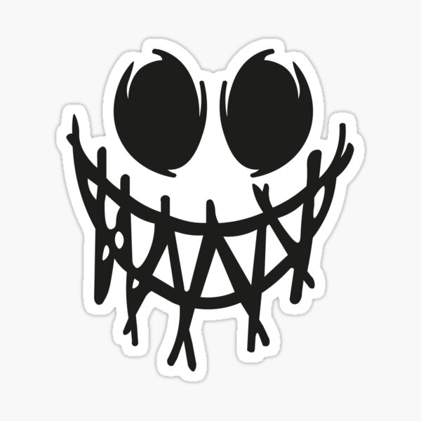 "Corrupt Smile" Sticker for Sale by RevivalGraphic | Redbubble