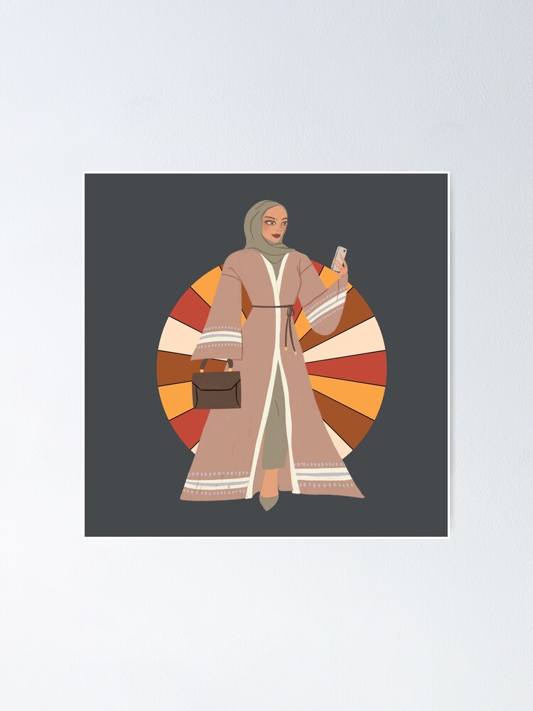 "Islamic Retro - Hijab Style" Poster for Sale by IslamicRetro | Redbubble