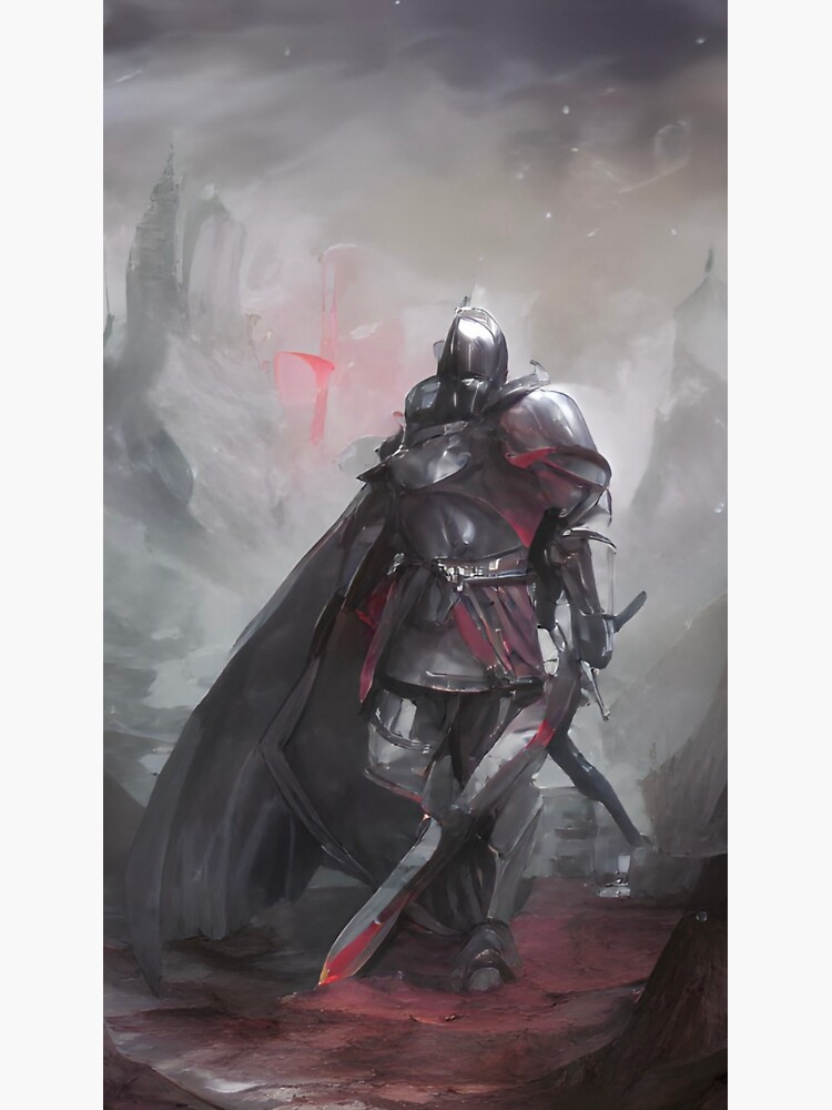 "The deadly knight" Sticker by Stu1dios | Redbubble