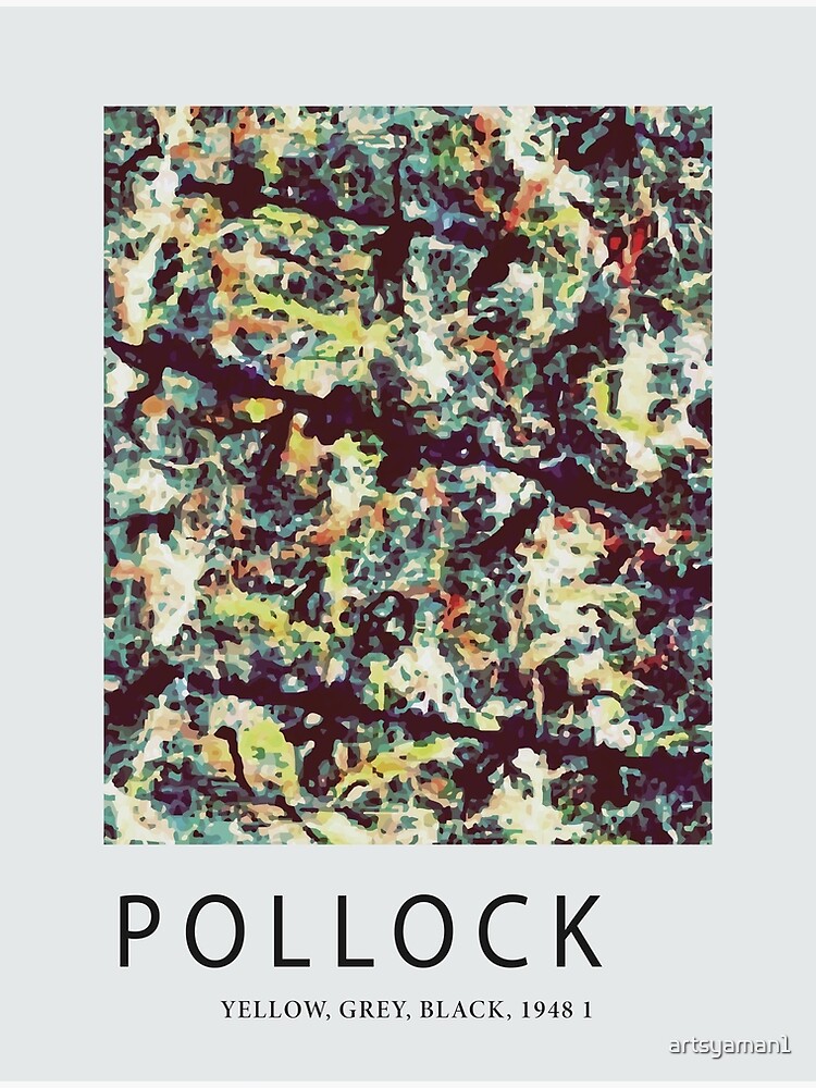 "Jackson Pollock Art Print, Artwork Print, Exhibition Wall Art ...