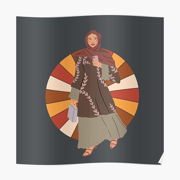 "Islamic Retro - Hijab Style" Poster for Sale by IslamicRetro | Redbubble
