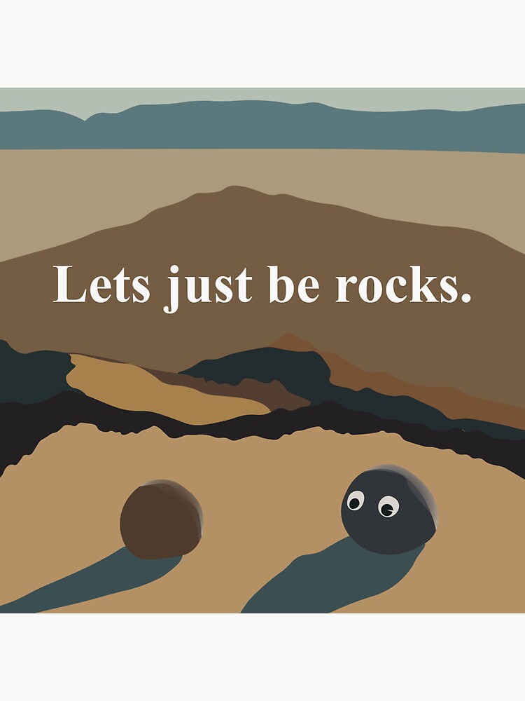 "Everything Everywhere All at Once Rocks Merch | T-Shirt Sticker Poster ...