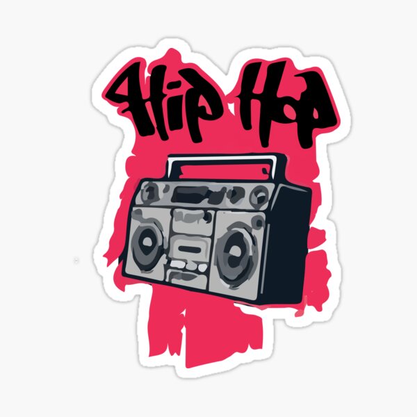 "Hip Hop" Sticker for Sale by MagicalParadise | Redbubble