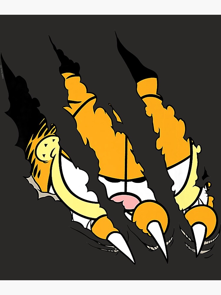 "Garfield Claws " Poster for Sale by zunkerfeldeb | Redbubble