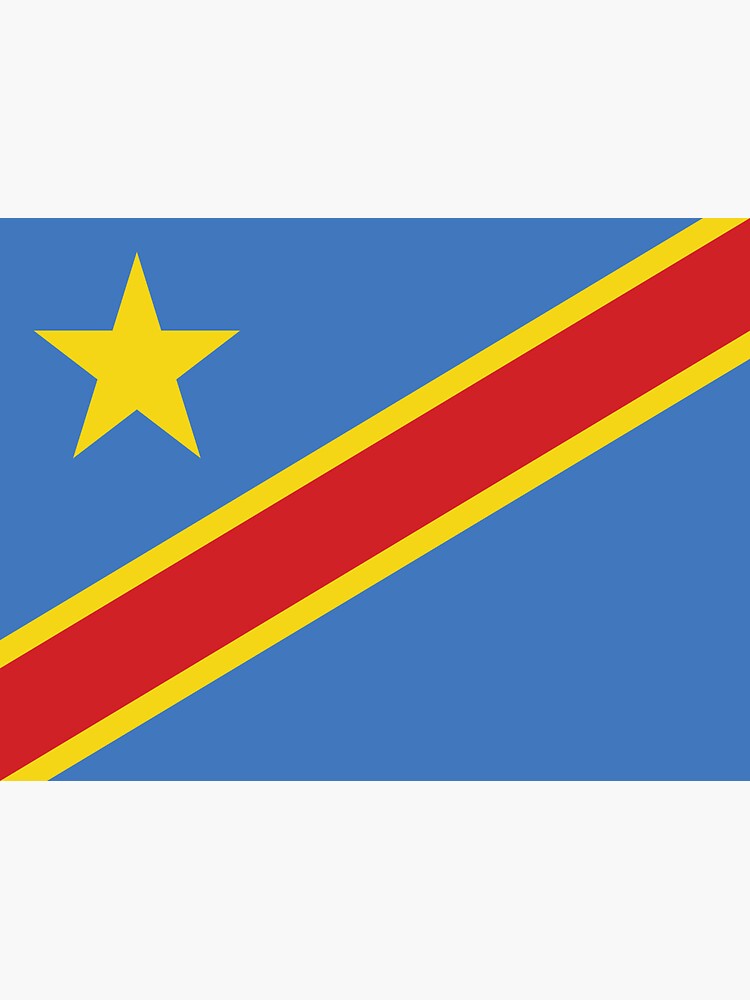 "Democratic Republic of Congo Flag" Sticker for Sale by shirtsonshirts ...
