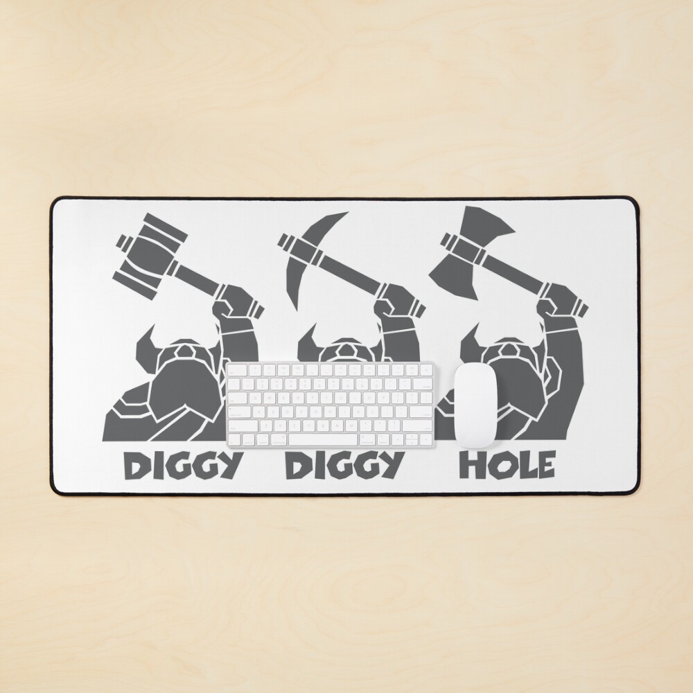 "Diggy Diggy Hole" Poster for Sale by Formidabelt | Redbubble