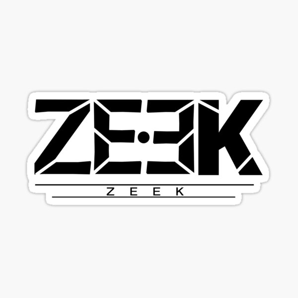 "Zeek " Sticker for Sale by adiviewers | Redbubble