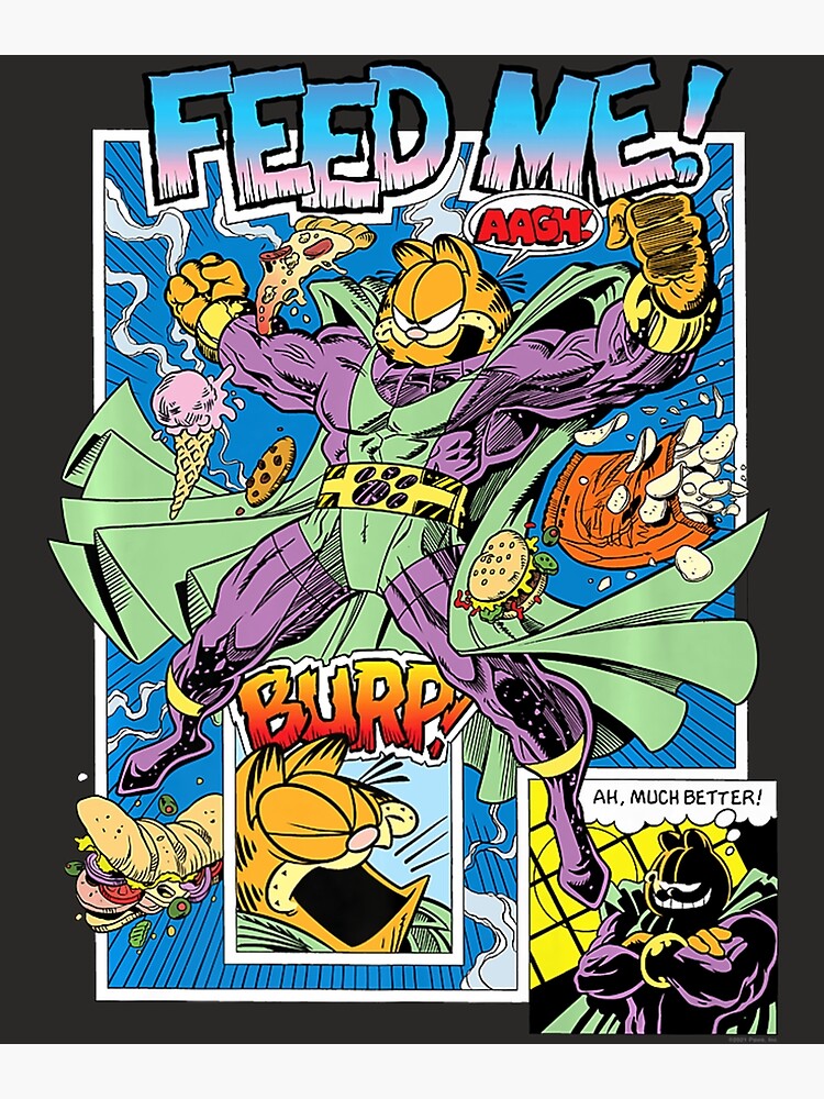"Garfield Comic " Poster for Sale by zunkerfeldeb | Redbubble