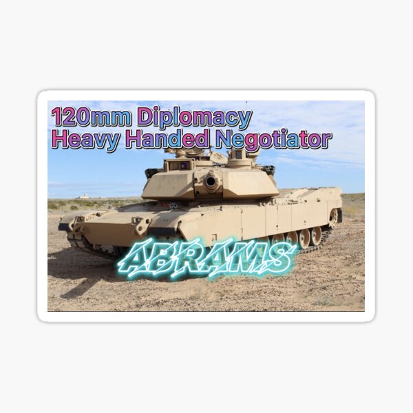 "NATOWAVE M1A2 Abrams" Sticker by AlliedDesign | Redbubble