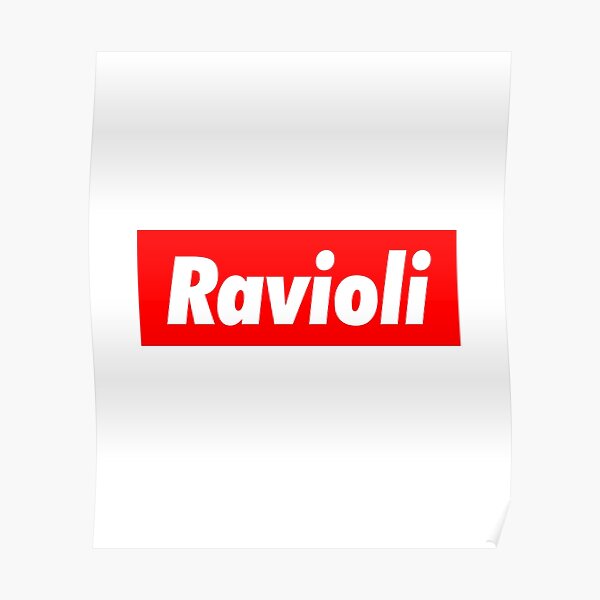 Póster «Ravioli El mejor regalo para amantes de la comida y el más ...