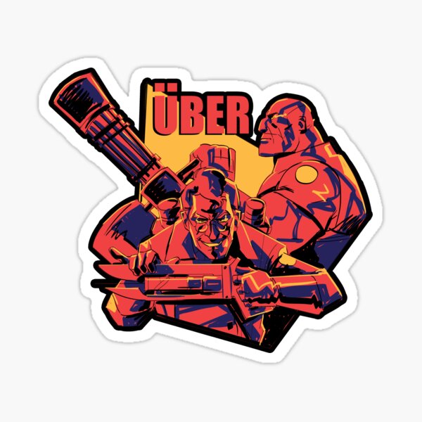 "Uber" Sticker for Sale by Infamouslydorky | Redbubble