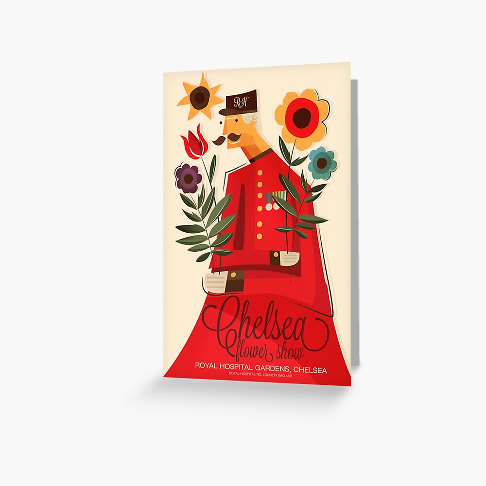 "Chelsea Flower Show Promotional Logo" Greeting Card by BronteDetenbeck ...