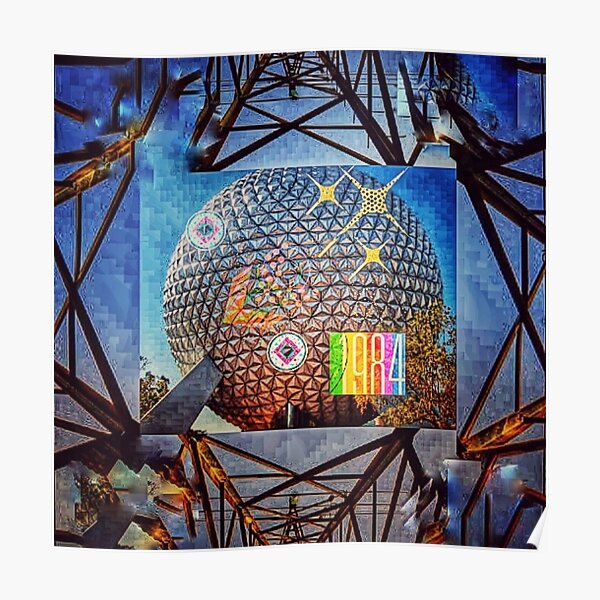 "Disney's epcot center " Poster for Sale by SoWavyByrd1 | Redbubble
