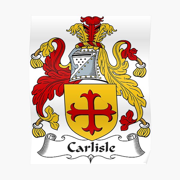 "Carlill or Carlisle" Poster by HaroldHeraldry | Redbubble