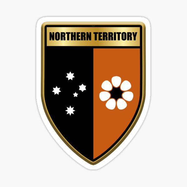"NORTHERN TERRITORY Gifts, Masks, Stickers & Products (1)" Sticker for ...