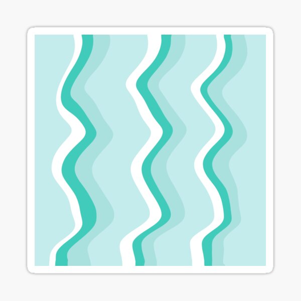 "Blue Ocean Vibes" Sticker for Sale by bambinapaper | Redbubble