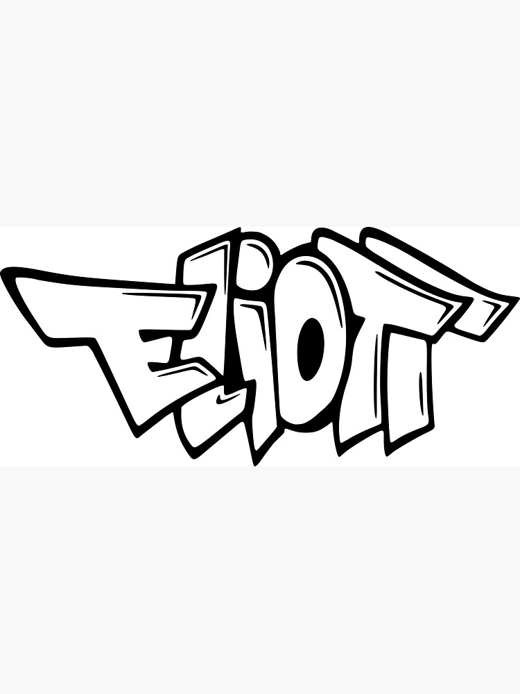 "Eliott - Graffiti Name Design" Sticker for Sale by NameThatShirt ...
